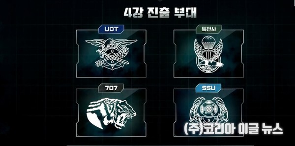 '강철부대' SSU, 4강행…해병대·SDT 탈락